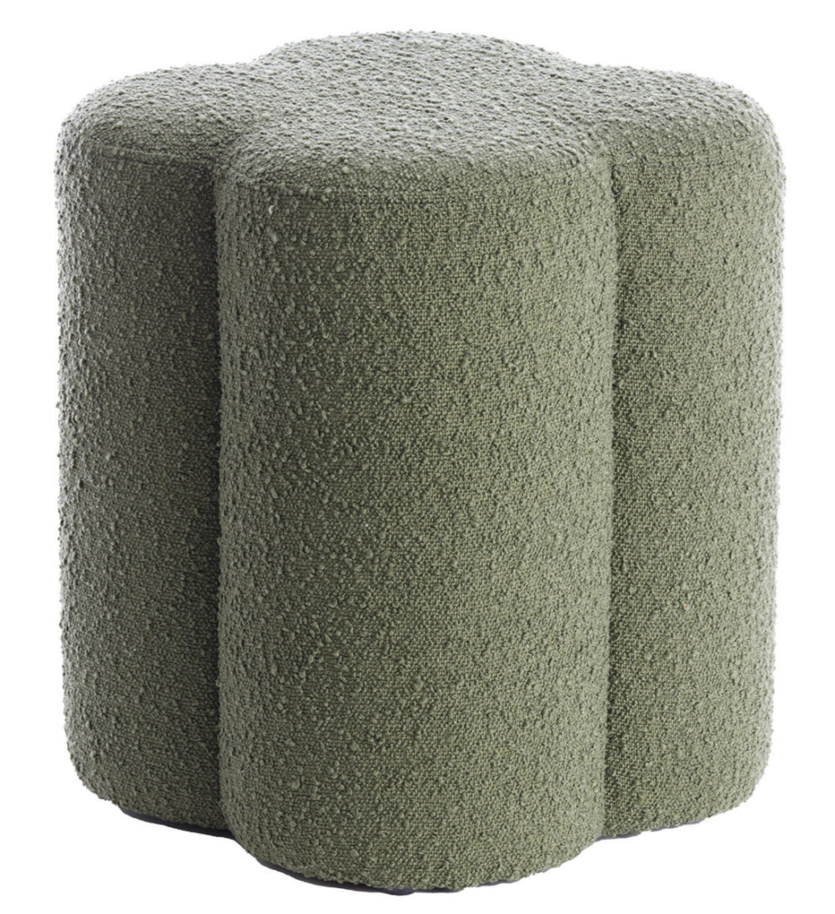 Groene poef en groene vintage vazen in de woonkamer - Shopinstijl.nl ...