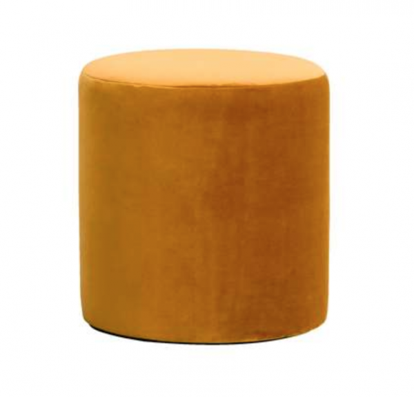 Gele velours poef en mintgroene salontafel - Shopinstijl.nl ...