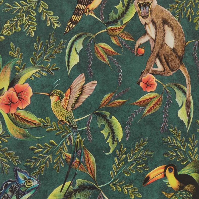 Jungle behang (de aller-allermooiste) voor in de woon- en kinderkamer ...